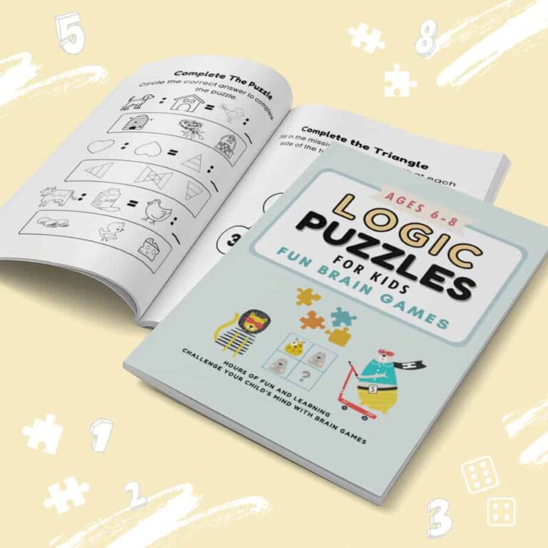 Logic Puzzles For Kids Ages 6-8 - Oh Happy Joy! Journey of Motherhood