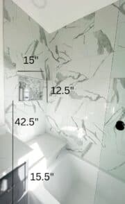 Shower Niche Sizes: An In-Depth Guide - Oh Happy Joy!