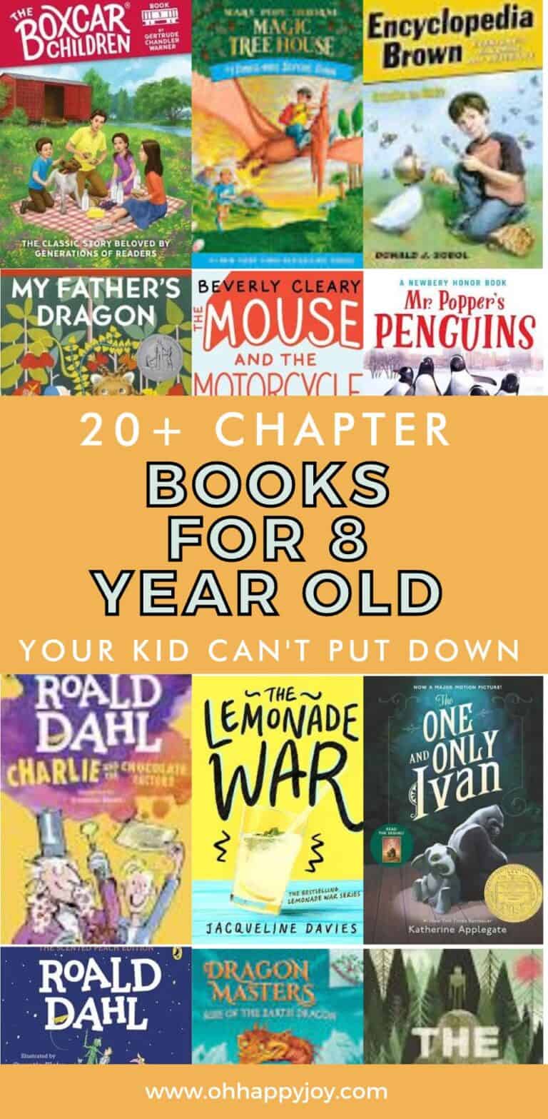 Books for 8 year olds - Oh Happy Joy!