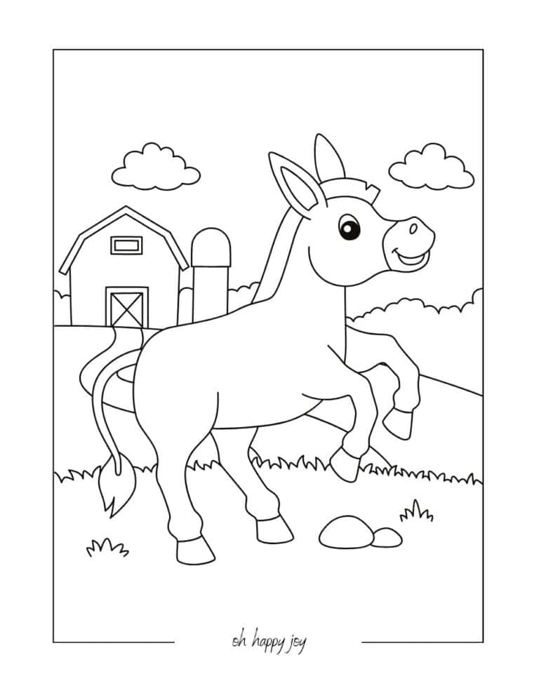 50+ Easy Cute Coloring Pages - Oh Happy Joy!