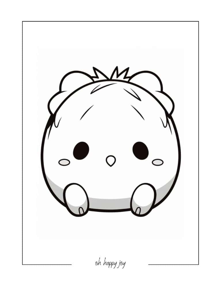 Squishmallow Coloring Pages - Oh Happy Joy!
